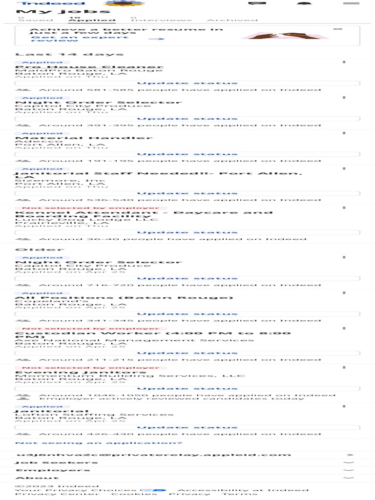 My Jobs Indeed | PDF