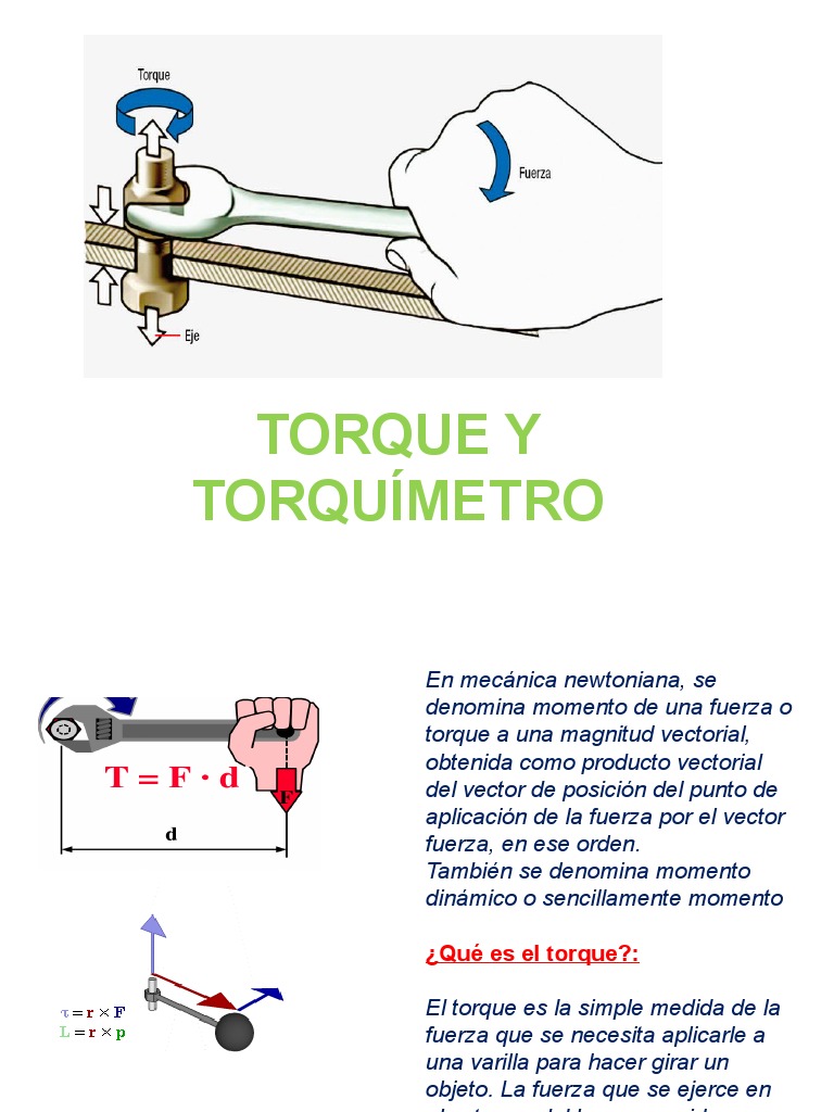 TORQUIMETRO | PDF | Esfuerzo de torsión | Tornillo