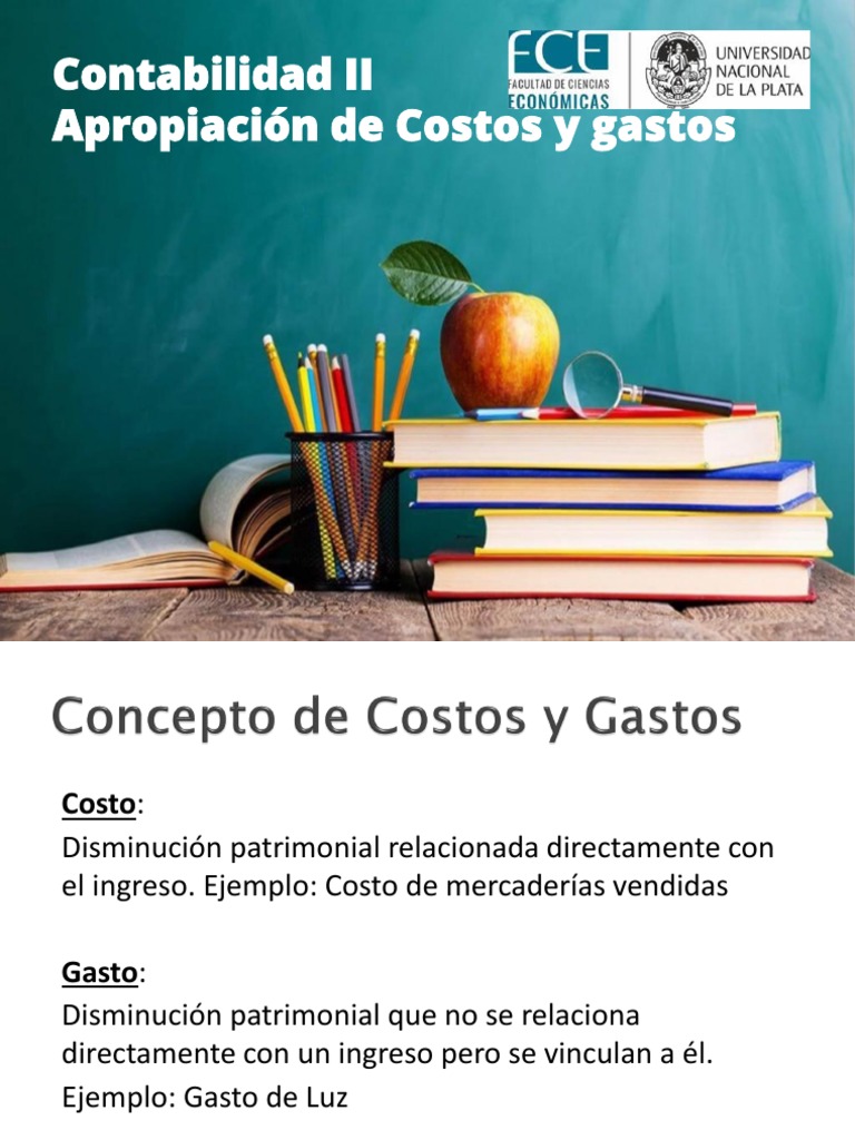 Capitulo 4. Apropiacion de Costos y Gastos | PDF | Costo | Bienes