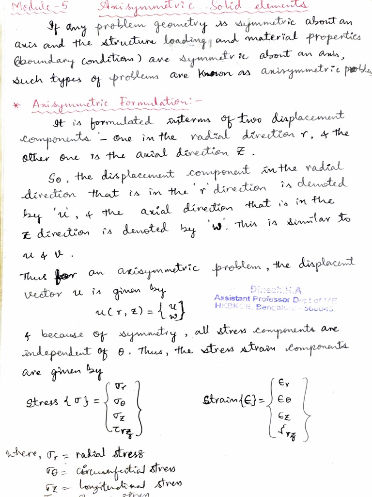 Module 5 Axi Symmetric Pdf