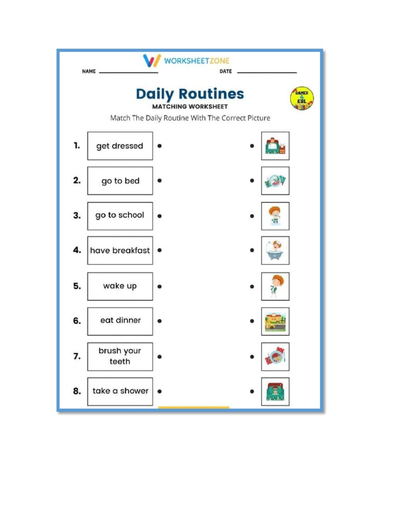 Daily Routines . | PDF