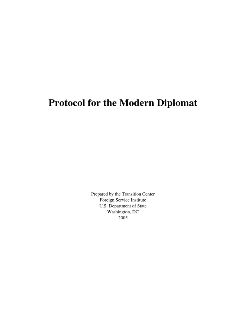 Modern Diplomat | PDF