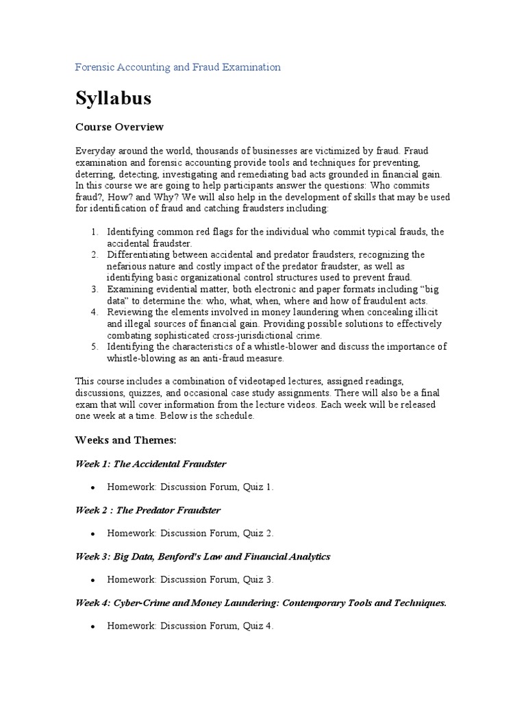 Forensic Accounting and Fraud Examination | PDF | Fraud