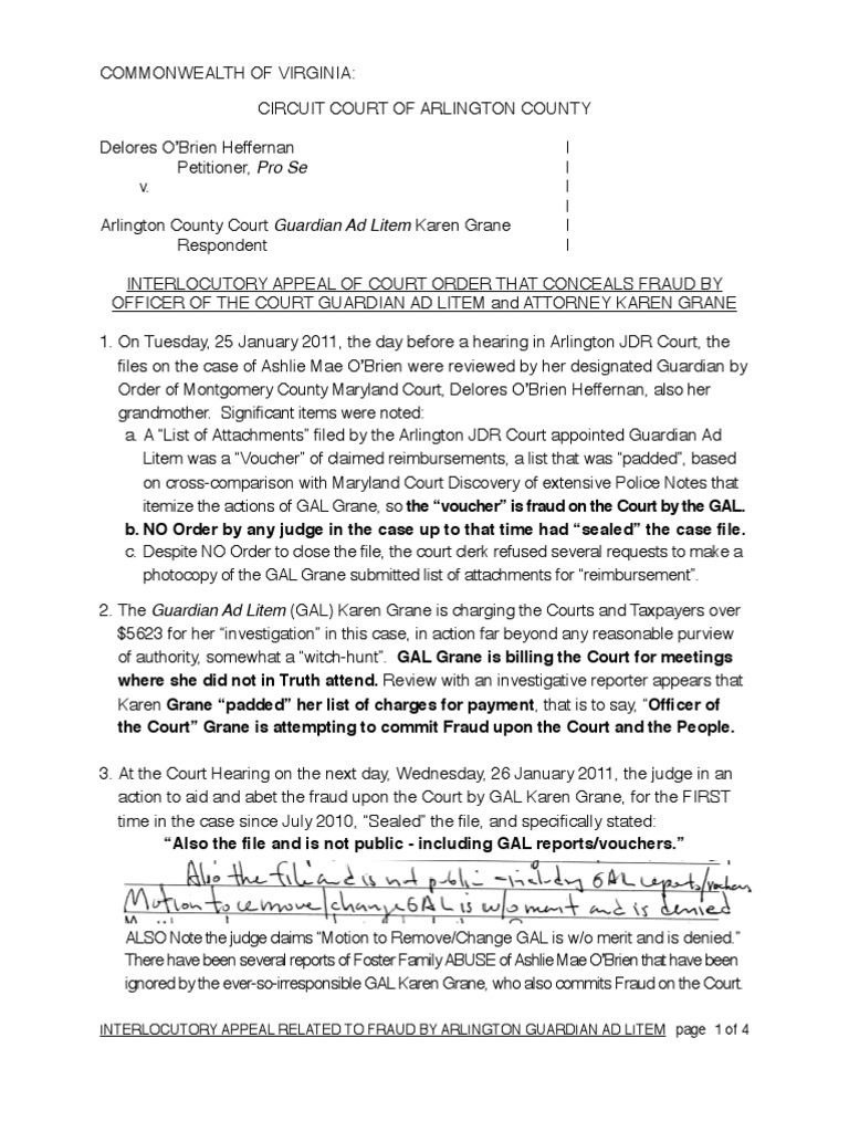 Interlocutory Appeal For Ashlie O'Brien | Download Free PDF | Wisconsin ...