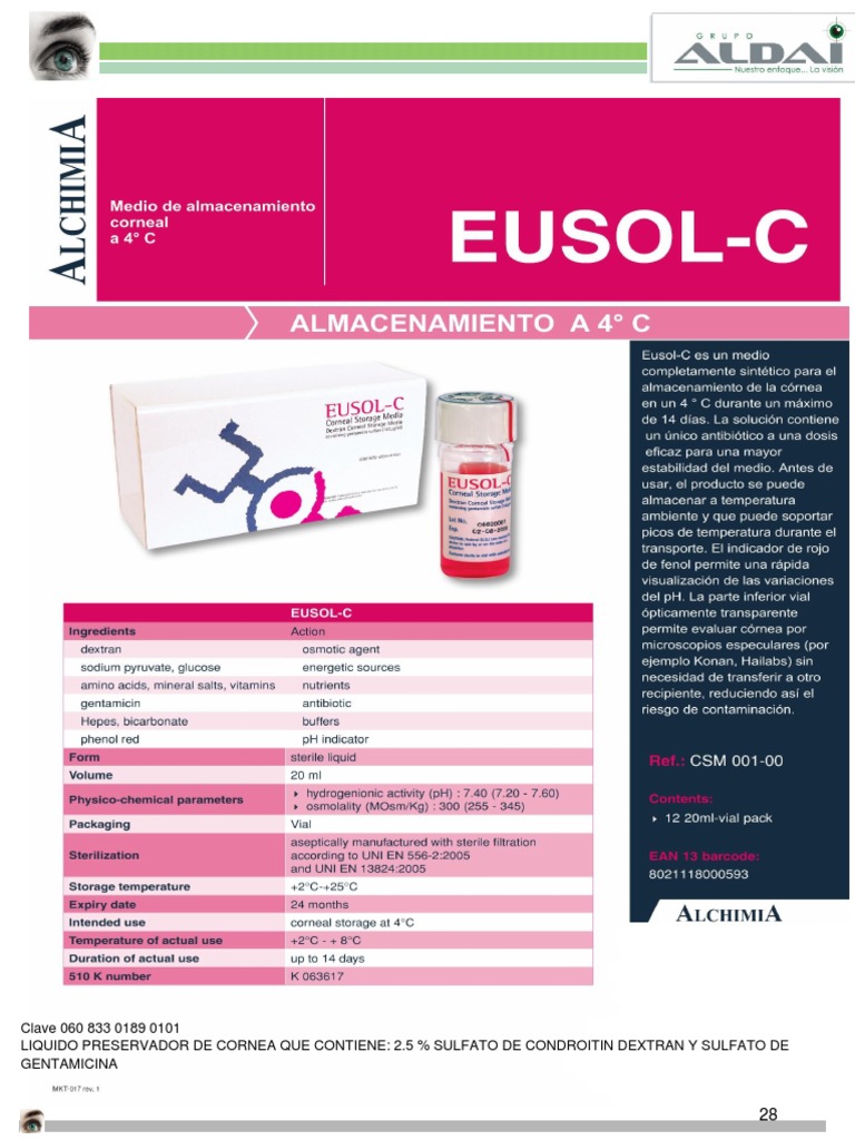 060 833 0189 0101 Ficha Tecnica Eusol C | PDF