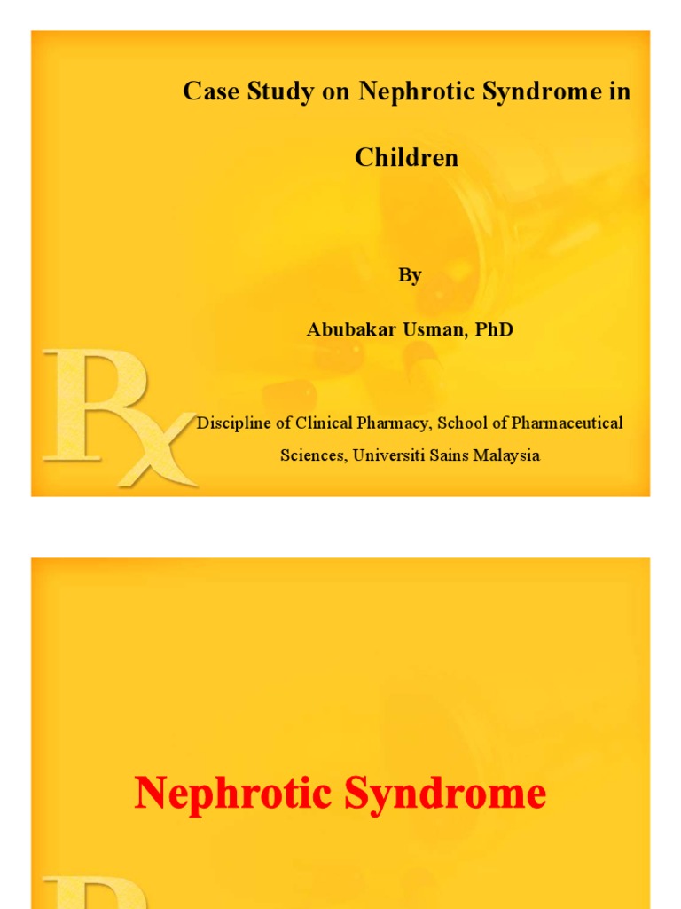 Nephrotic Syndrome Case Study in Children | PDF | Endocrine System | Kidney