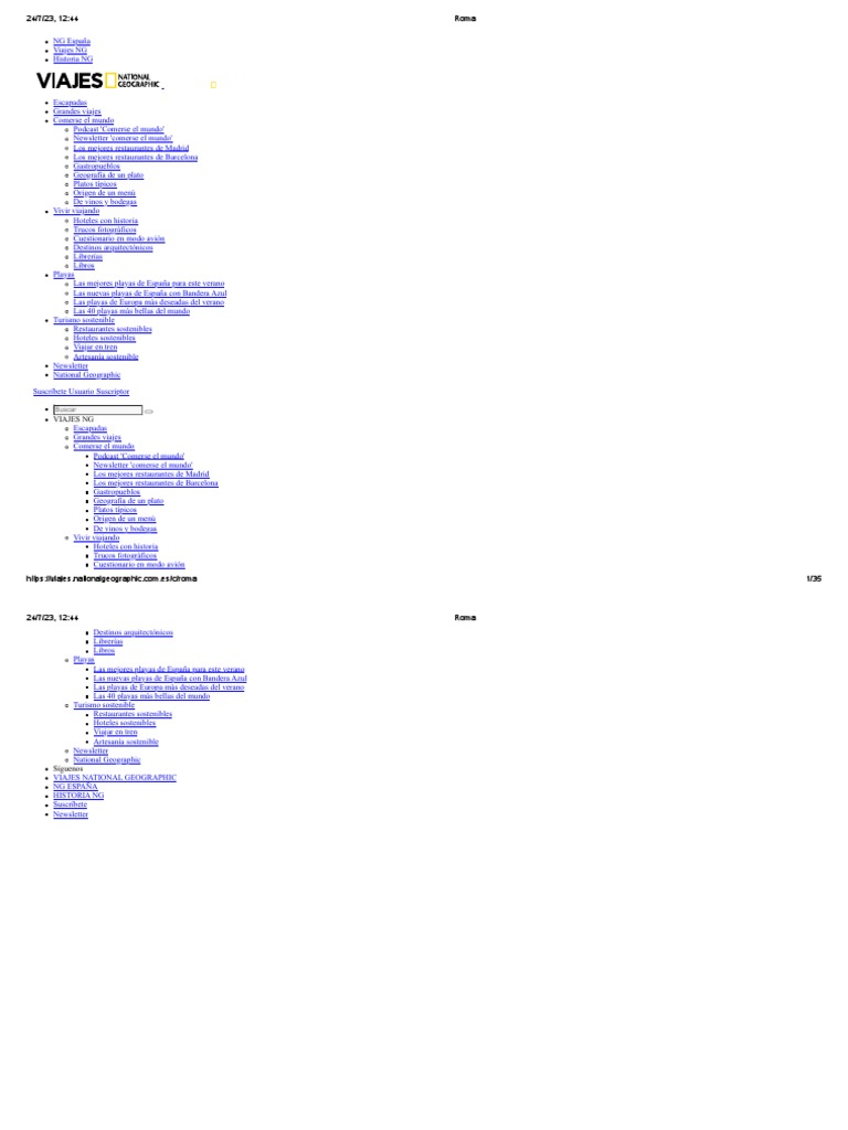 Roma | PDF | Roma | Italia