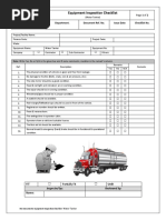 Compactor Daily Inspection Checklist | PDF