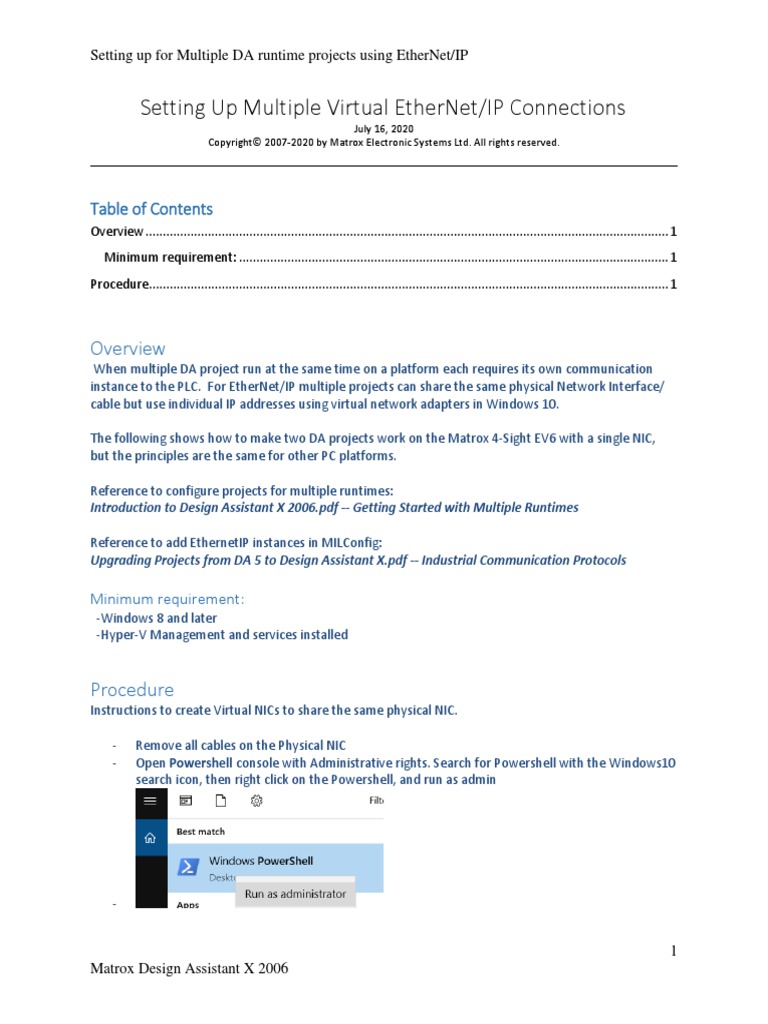 Multiple EtherNetIP Projects | PDF | Network Interface Controller | Ethernet