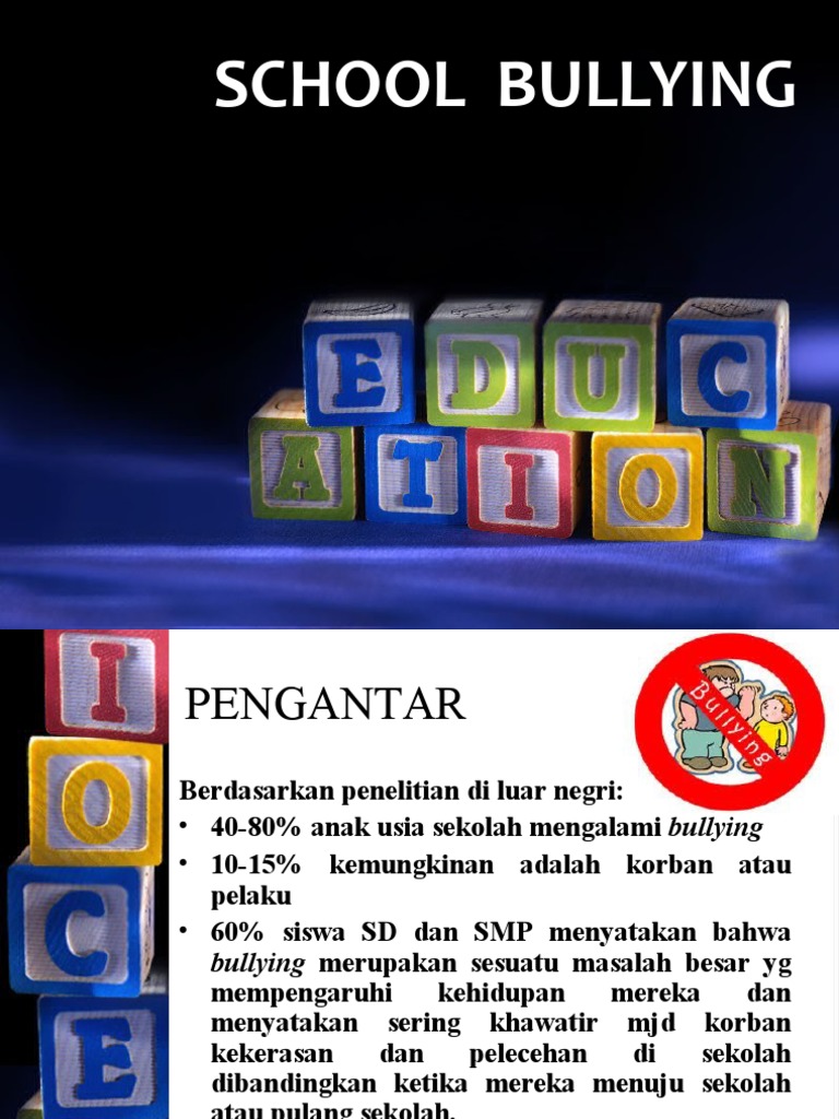 Bullying di Sekolah: Data & Solusi | PDF