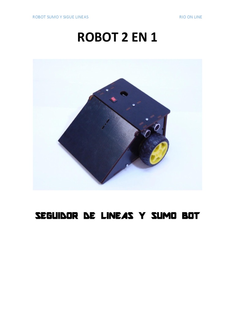 Manual de Ensamble y Funcionamiento de Robot Sumo | PDF | Robot | Robótica
