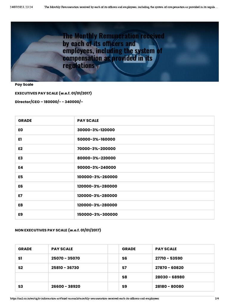 Sail Pay Revision | PDF | Corporate Social Responsibility | Corporations