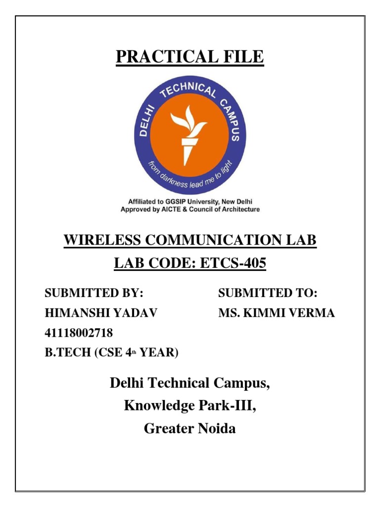 Wireless Communications Lab | Download Free PDF | Telecommunications ...