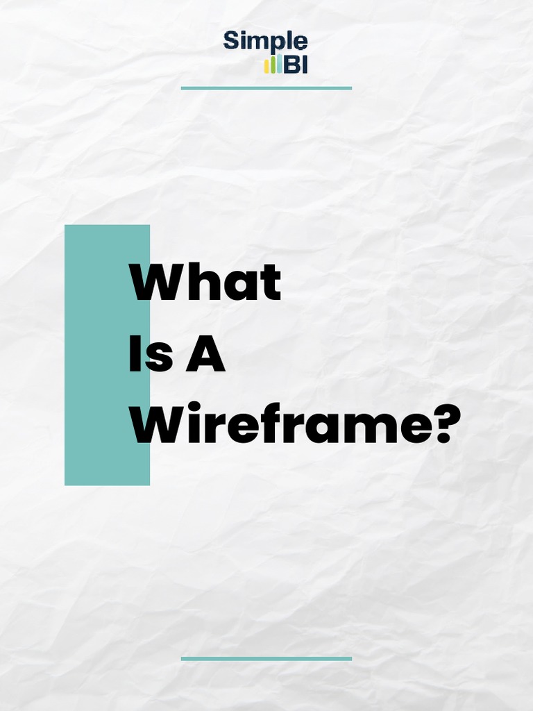 Power BI Dashboard Wireframe Guide | PDF
