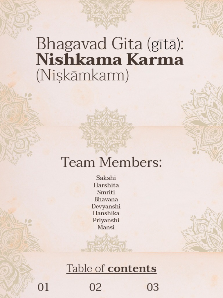 Bhagavad Gita_ Nishkama Karma | PDF | Bhagavad Gita | Altruism