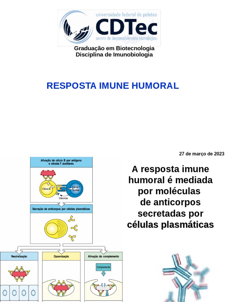 Aula 8 - Imunidade Humoral 27-03-23 | PDF | Anticorpo | Sistema imunológico
