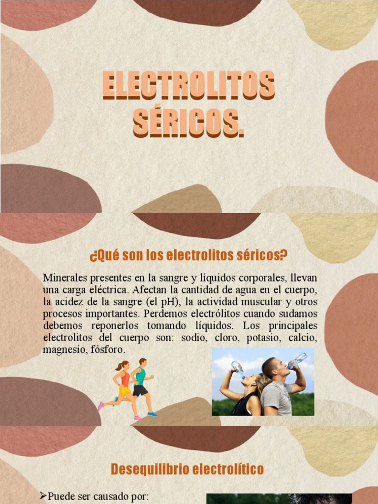 Electrolitos Séricos | PDF | Electrólito | Sodio