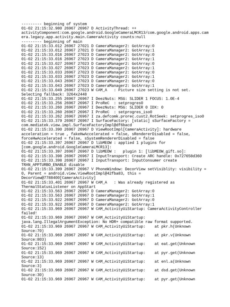 Log Cat 1672668932904 Pdf Java Programming Language Computer Programming 