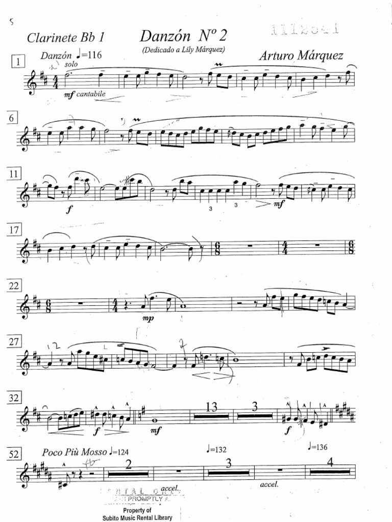 Clarinet-Danzon | PDF
