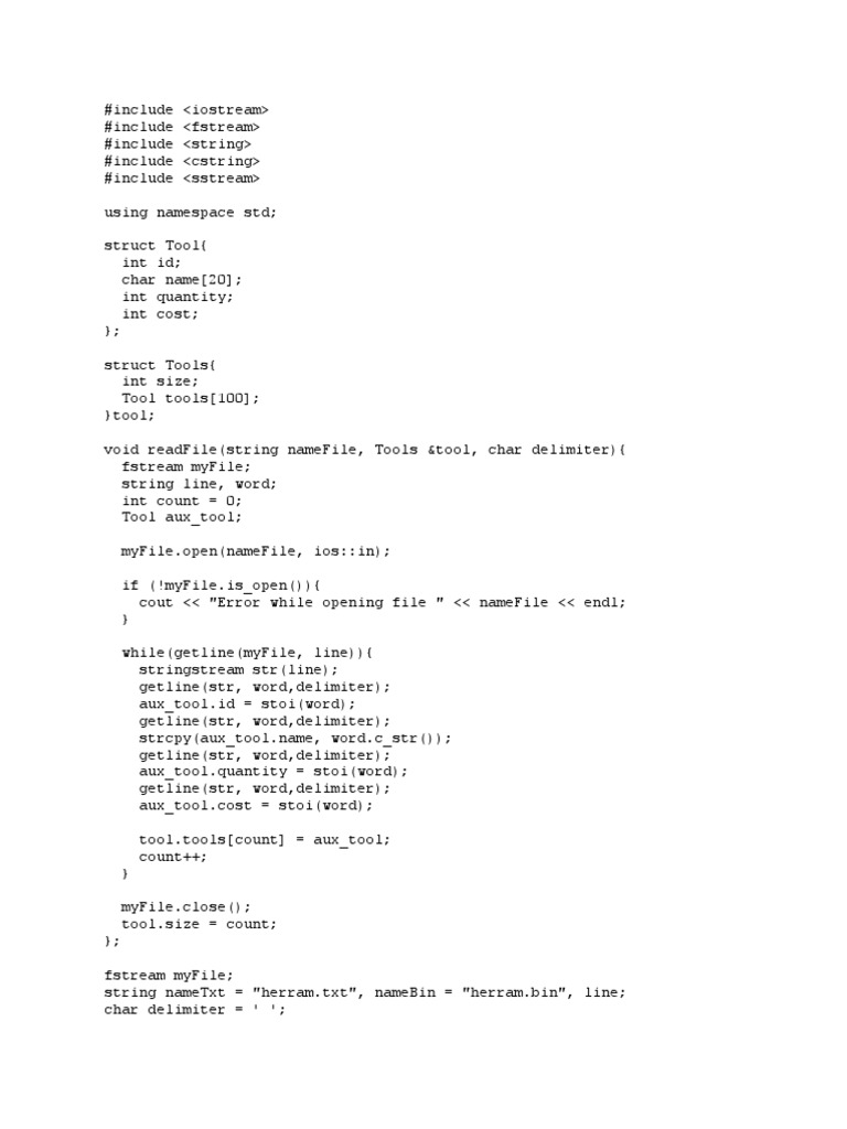 Taller 3 - Archivos Binarios | PDF | Object Oriented Programming ...