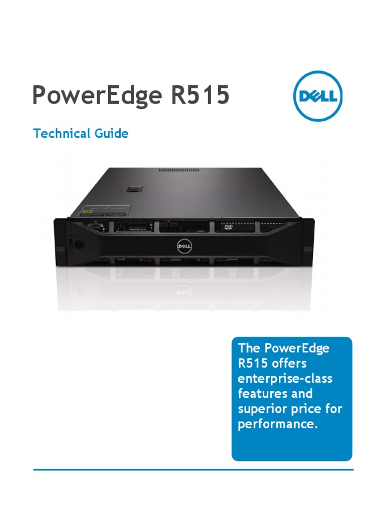 PowerEdge R515 Tech Guide Rev1 | PDF | Hyper V | Computer Architecture