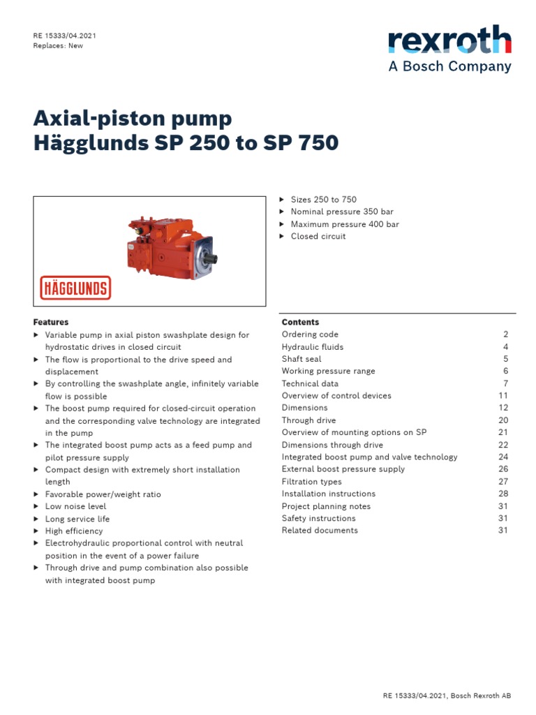 Manual - Bba SP 750 | PDF | Pump | Viscosity