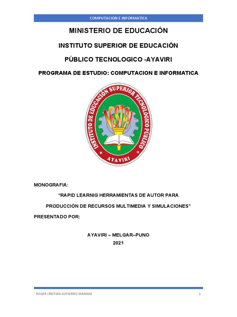 Computacion e Informatica | PDF | Microsoft PowerPoint | Adobe Flash