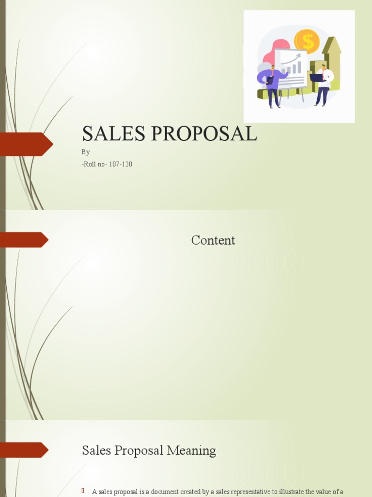 Sales Proposal | PDF | Request For Proposal | Sales