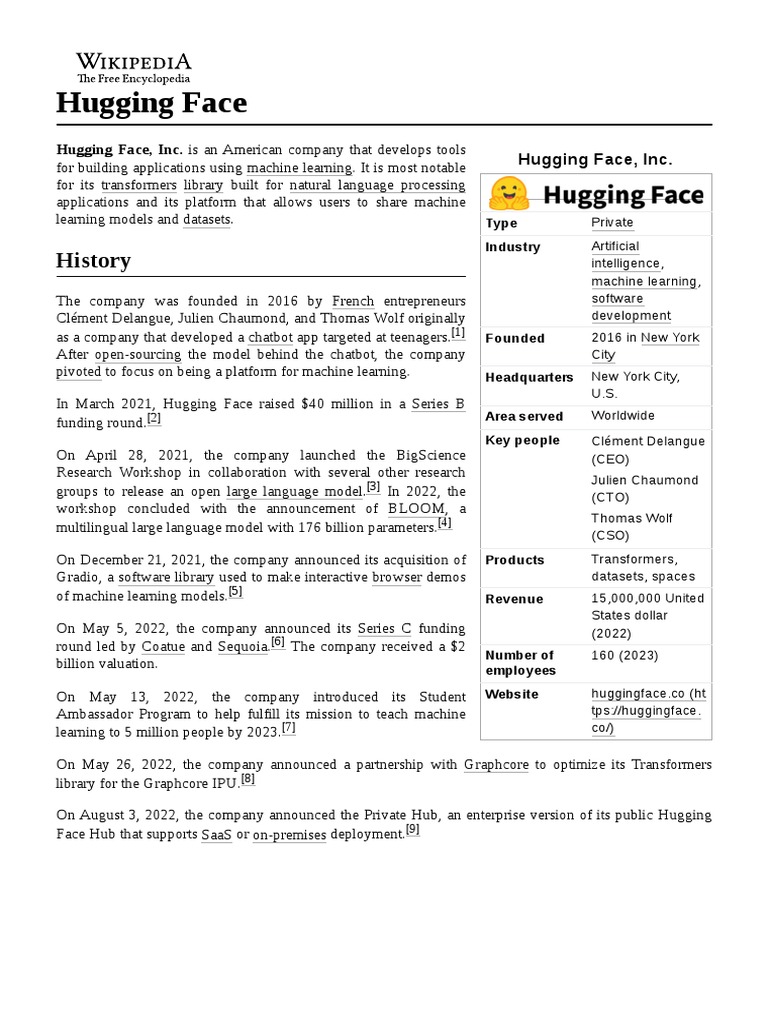 Hugging Face | PDF | Software | Computing