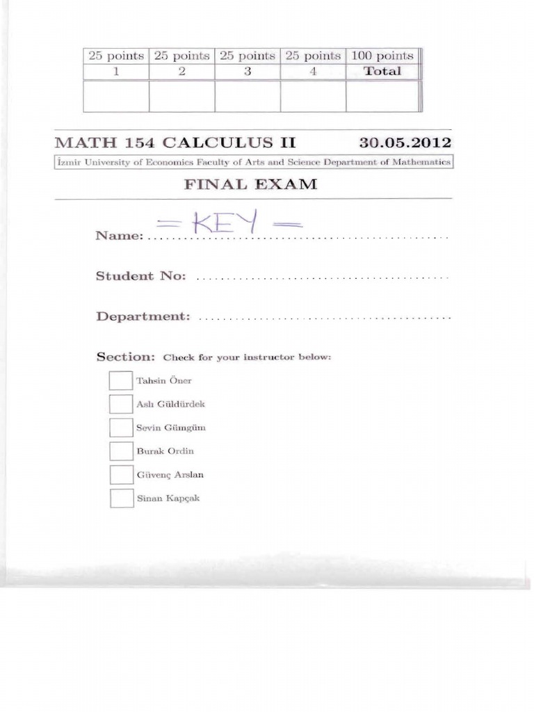 Math154final 2012 Pdf