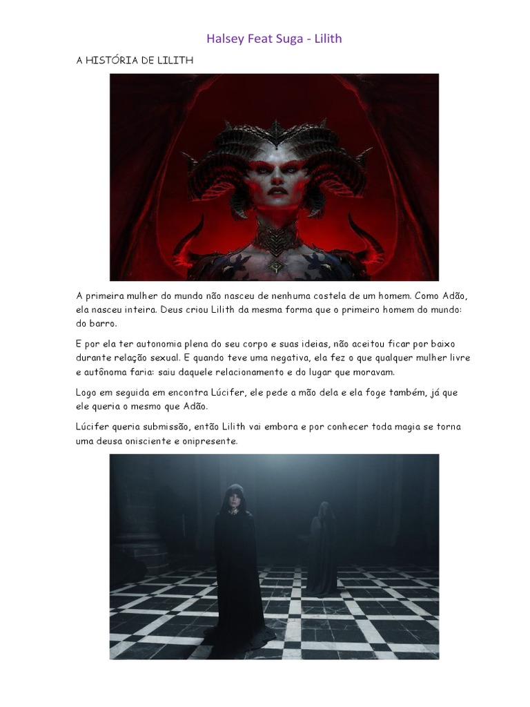 A História de Lilith | PDF | Lilith