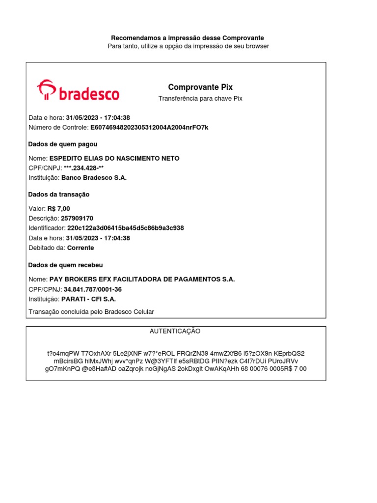 Comprovante 2 | PDF | Negócios | Finanças e Administração de Capital