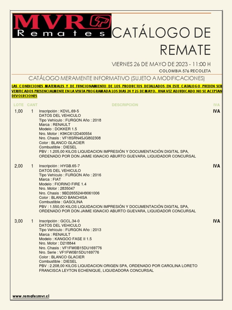 Catalogo MVR 26 05 Rev MVR 3 | PDF