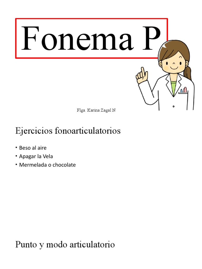 Fonema P | PDF