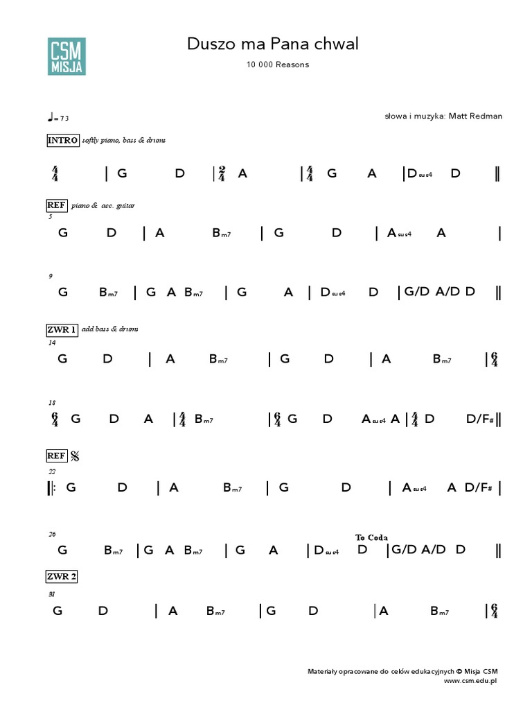 Duszo Ma Pana Chwal Funkcje | PDF