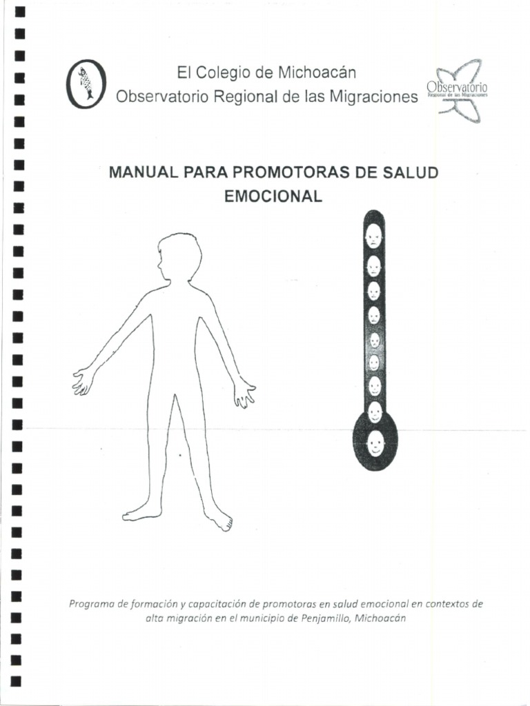 Manual Promotoras Salud Emocional | PDF | Trastorno depresivo mayor ...