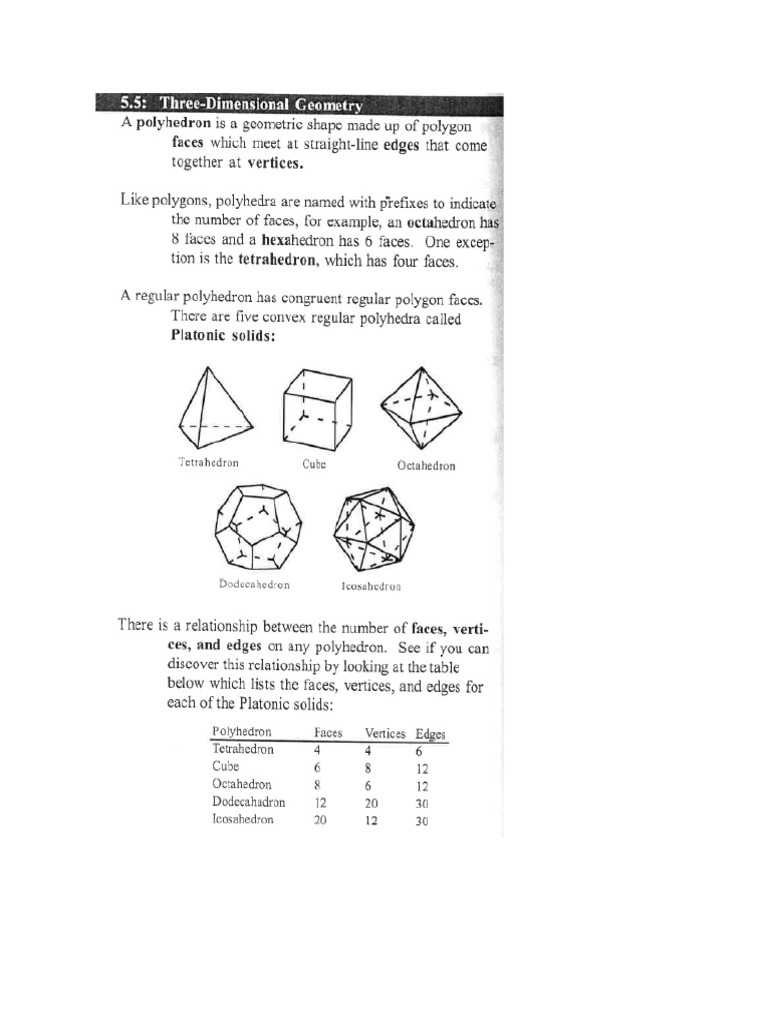 3D Geometry | PDF