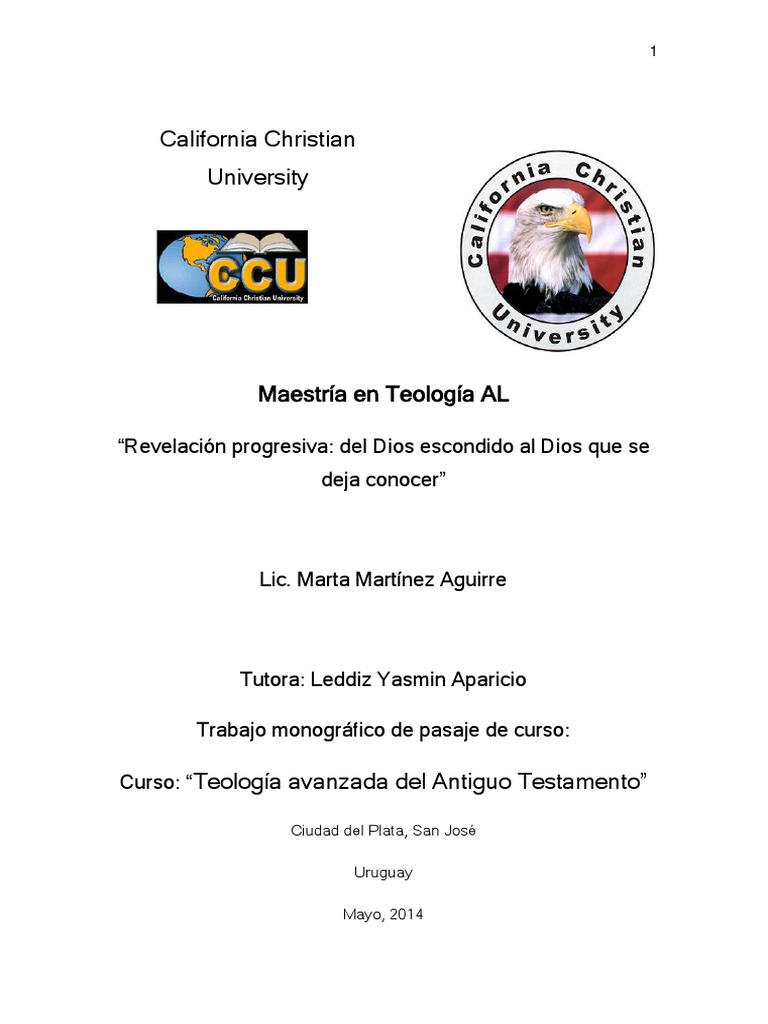 Revelacion Progresiva Del Dios Escondido | PDF | Salvación | Jesús