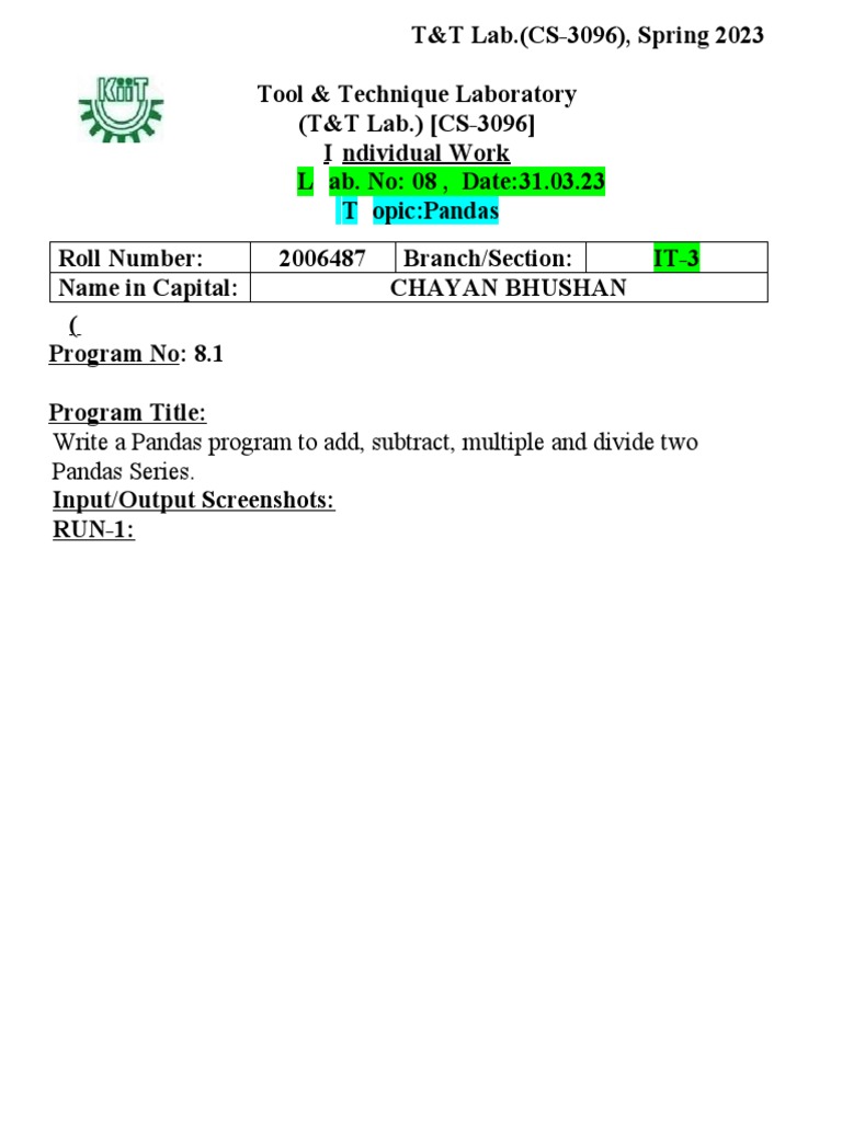 Lab 8 | PDF | Computer Engineering | Software Engineering