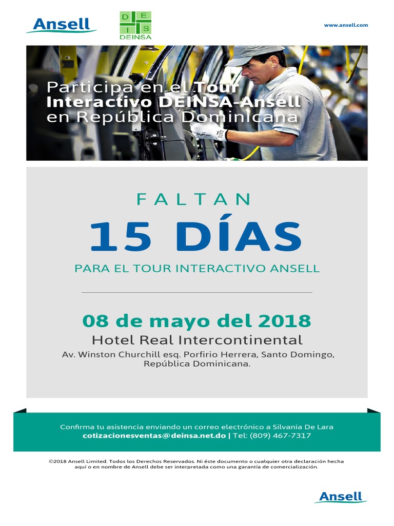 15 Days Reminders Tour Interactivo Repdom Deinsa 2018 Parte1 | PDF