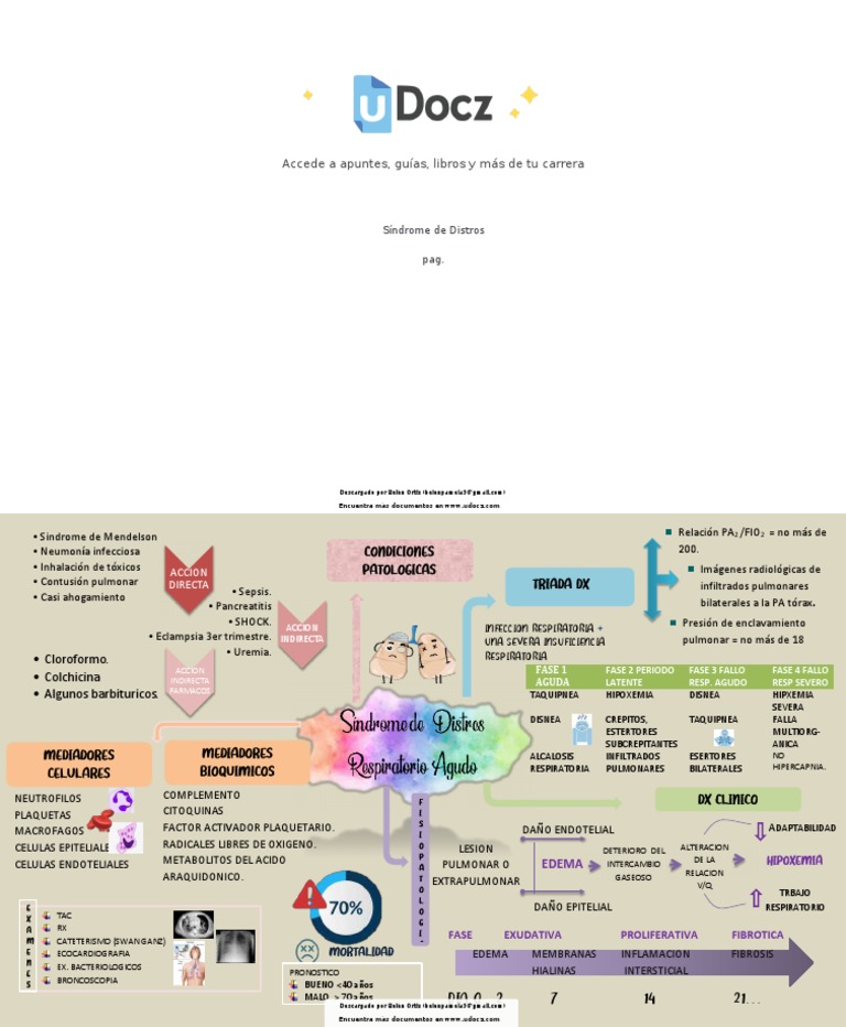 Sdra Mapa Conceptual 154277 Downloadable 3636798 | PDF | Inflamación ...