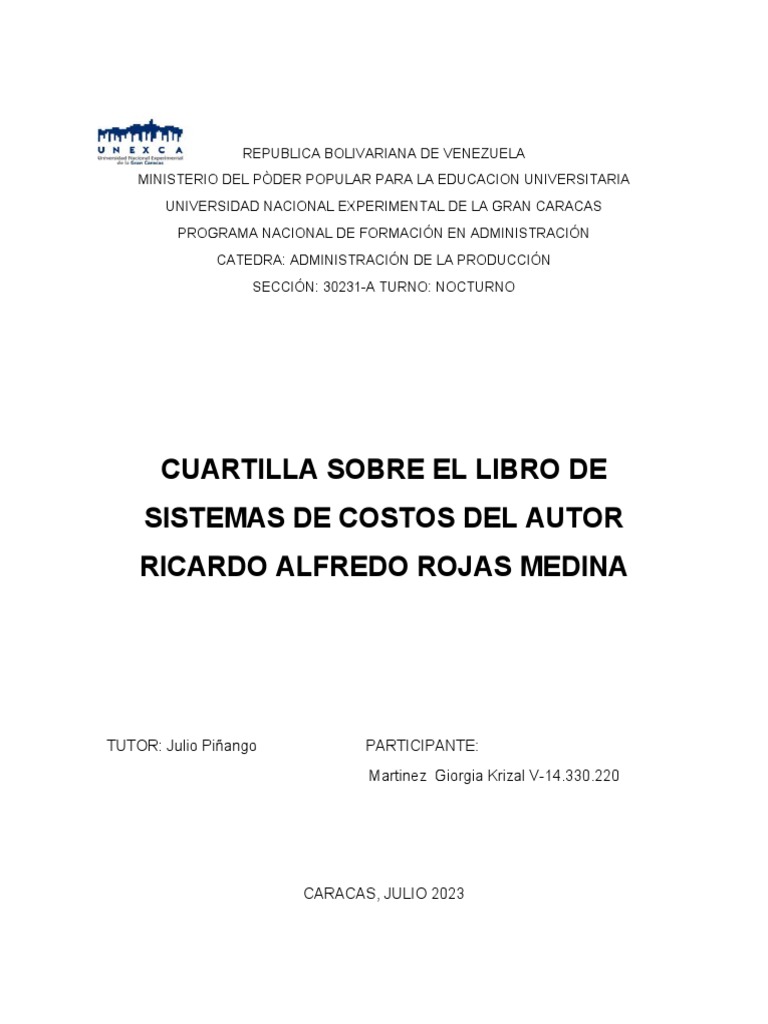 Cuartilla de Ricardo | PDF | Gestión estratégica | Negocios económicos