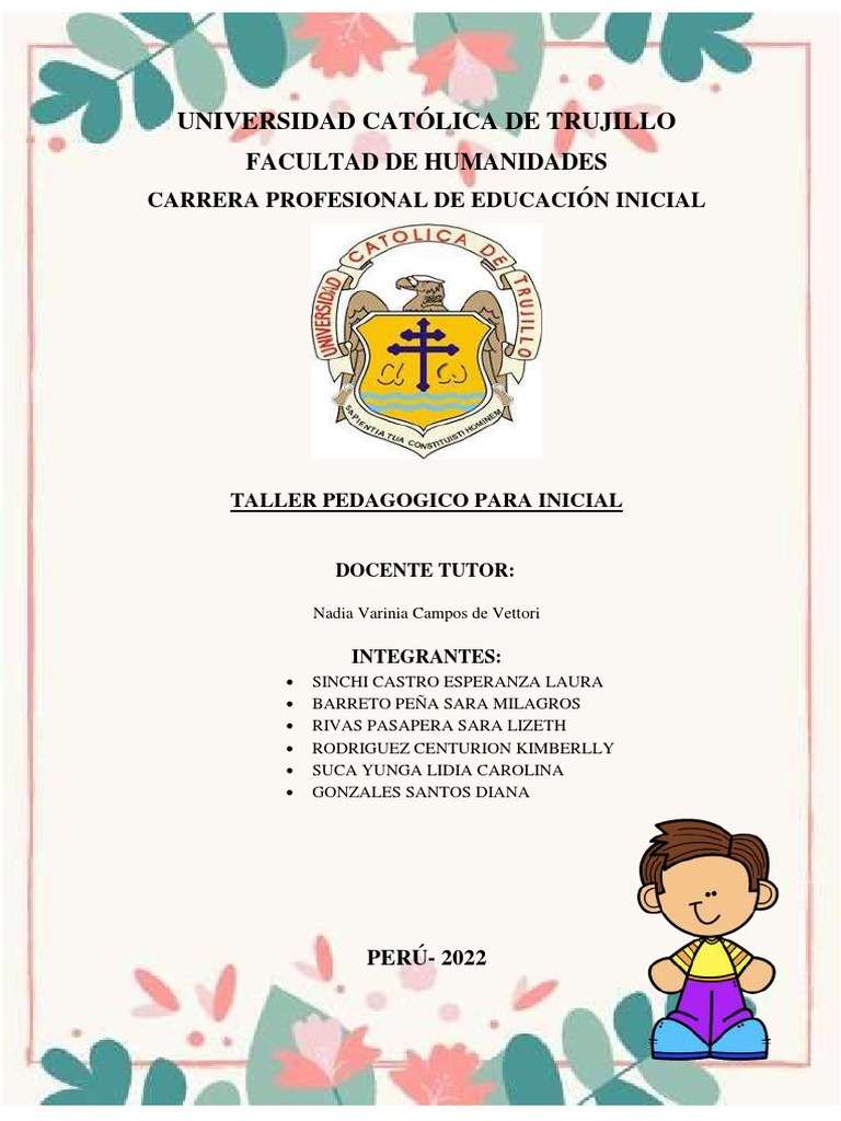 Carátulas para Educación Inicial 2022 | PDF