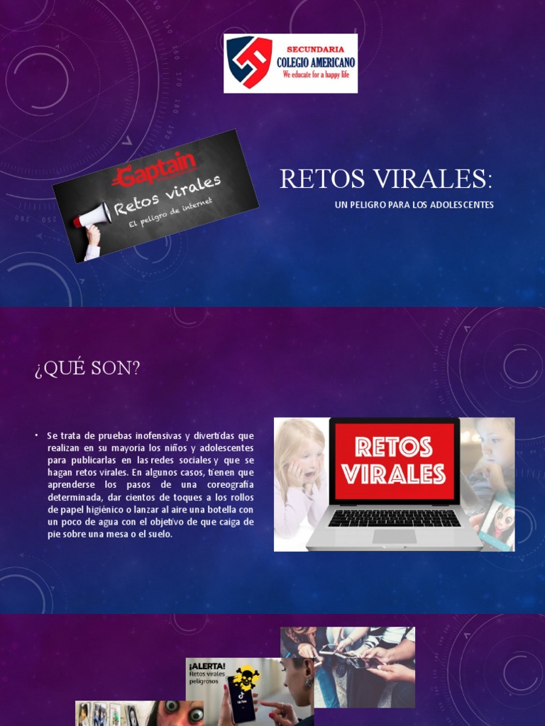 Retos virales: Peligros para adolescentes | PDF