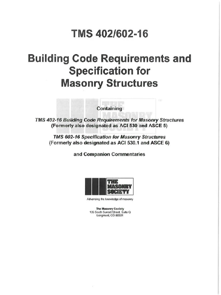 2016 TMS 402 602-16 | PDF