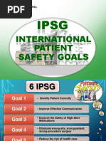 IPSG | PDF | Patient Safety | Surgery