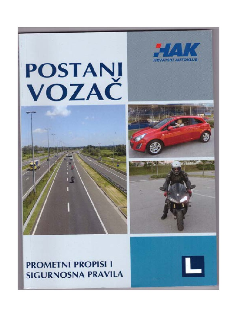 Novi Hak Priručnik Postani Vozač - 1 | PDF