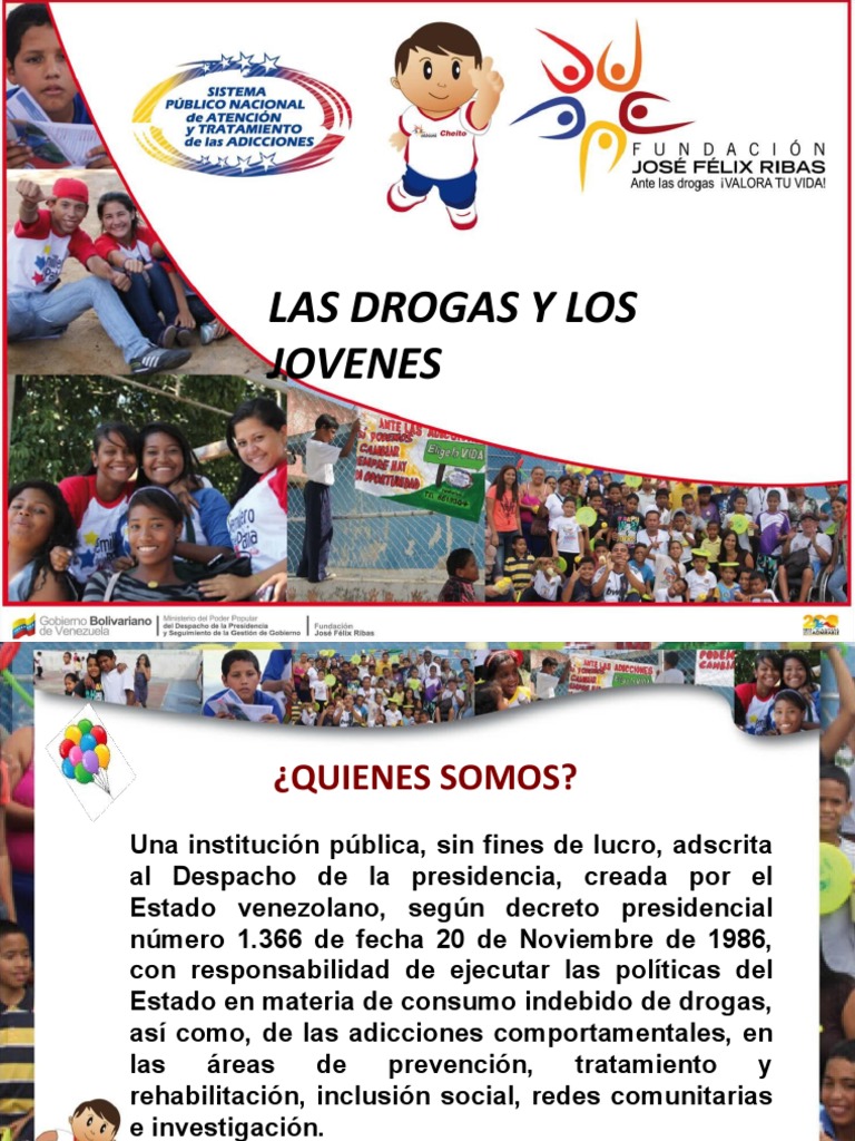 Prevencion Al Consumo de Drogas EN ADOLESCENTES | PDF | La dependencia ...