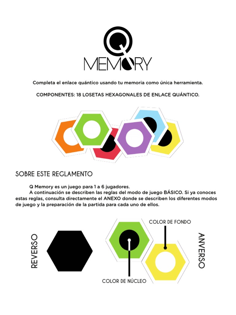 Q Memory - Reglas | PDF | Juego de azar