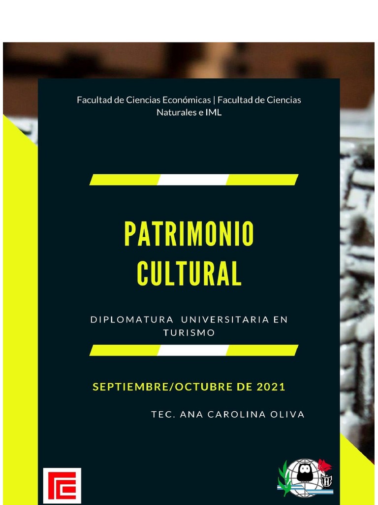 Patrimonio Cultural - Dossier de Contenidos | PDF | Patrimonio cultural | Bienes (Ley)